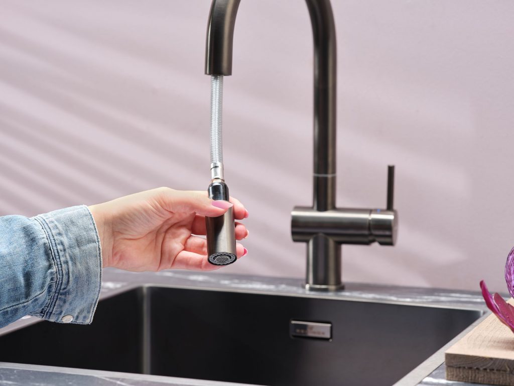 Flint Gun Metal Silver - Ideal Kitchen and Bathroom Singapore